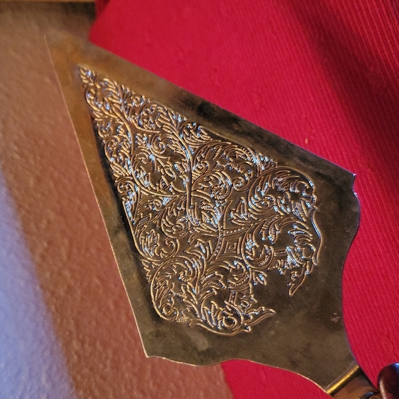 Vintage | Dining | Vintage Serrated Edged Cake Pie Server Godinger ...